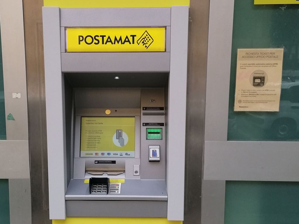 Poste Italiane, installati a Firenze cinque Atm Postamat di nuova ...