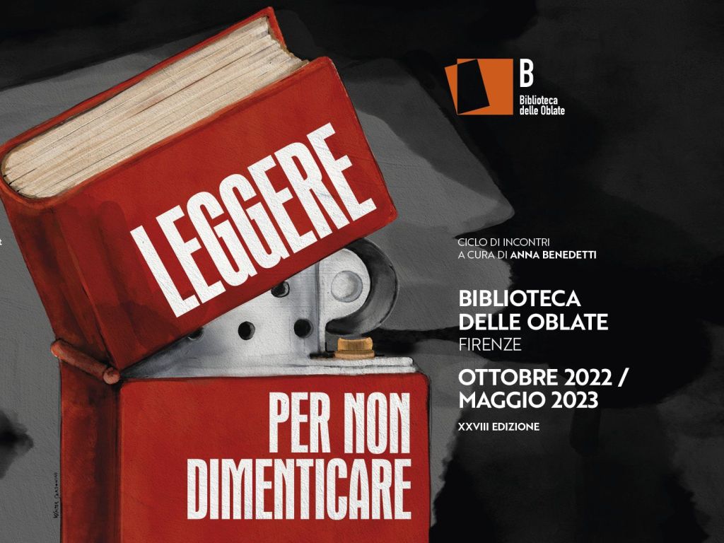 Firenze, torna 'Leggere per non dimenticare': 30 appuntamenti alle Oblate