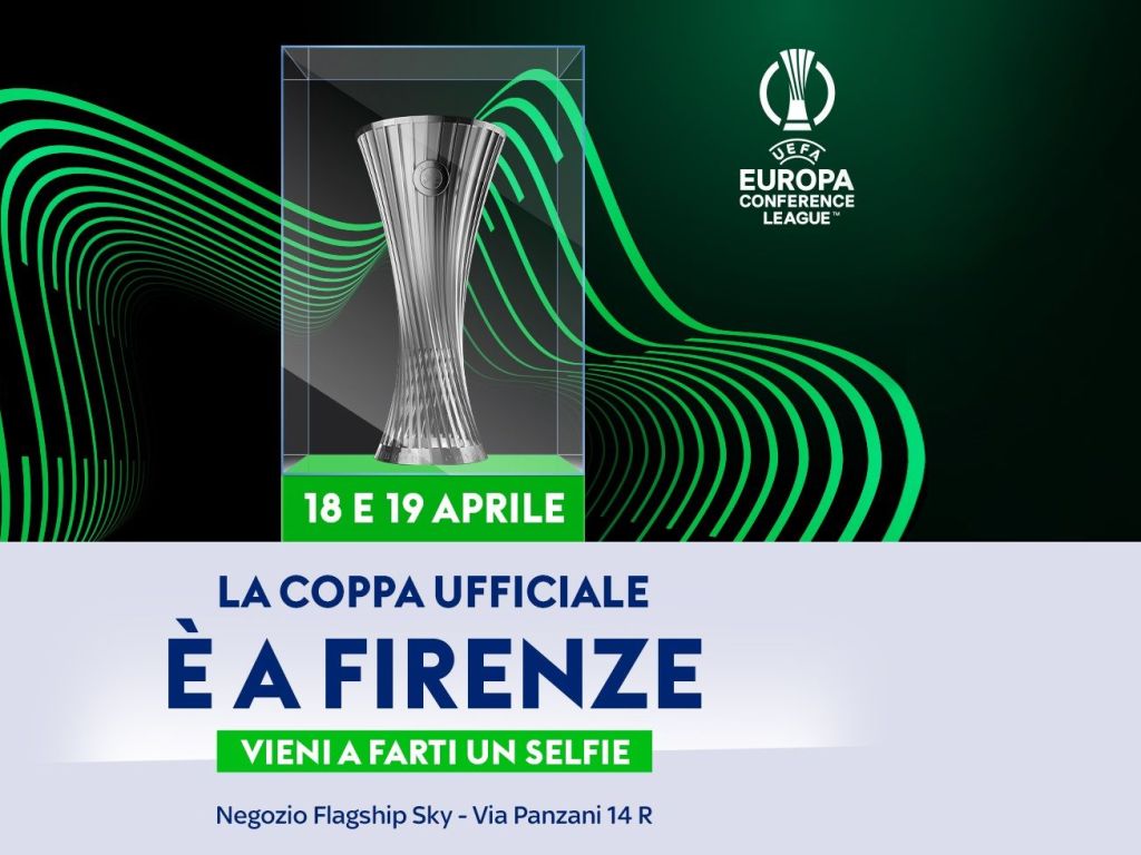 La coppa della Conference arriva a Firenze: sarà esposta per tifosi e ...