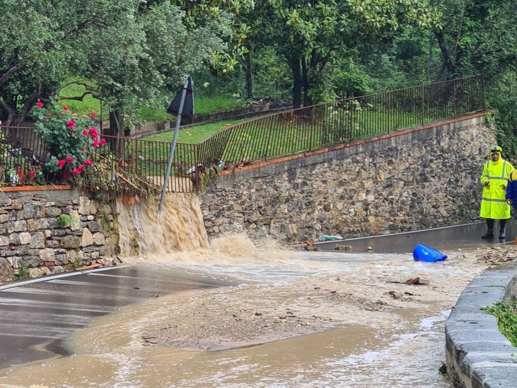 Bagno a Ripoli, allagate alcune abitazioni per le forti piogge