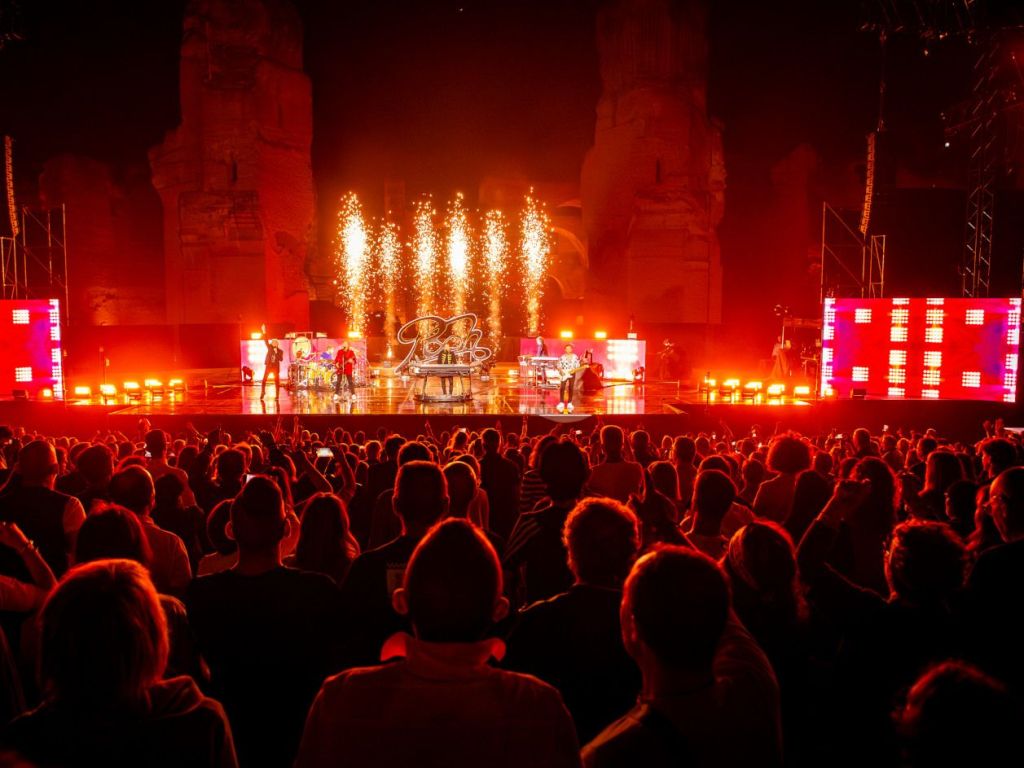 Firenze, i Pooh in concerto al Parco di Pratolino con Amici per sempre tour