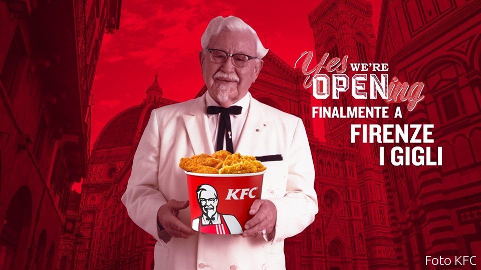 KFC apre in Toscana, il fast food del pollo fritto al centro ...